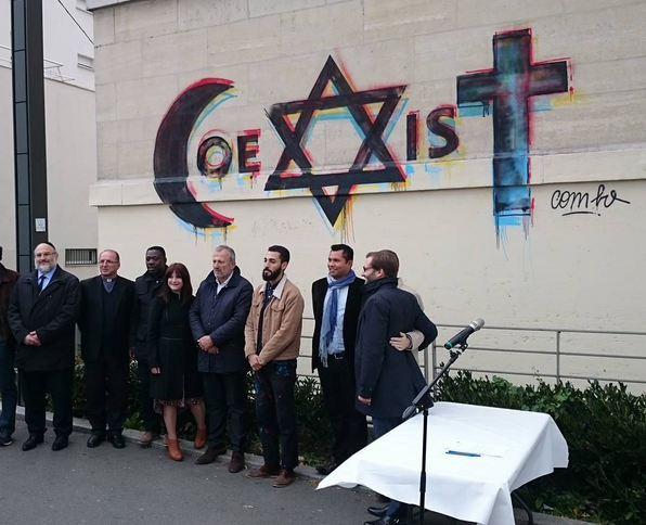 Coexist, la nouvelle oeuvre de Combo à Sarcelles | OUTSIDEZEBOX