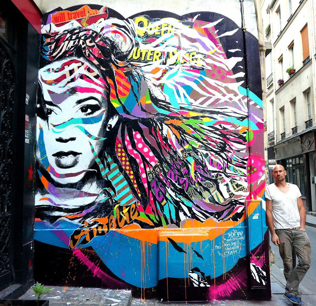 Le pop graffiti de Jo Di Bona | OUTSIDEZEBOX